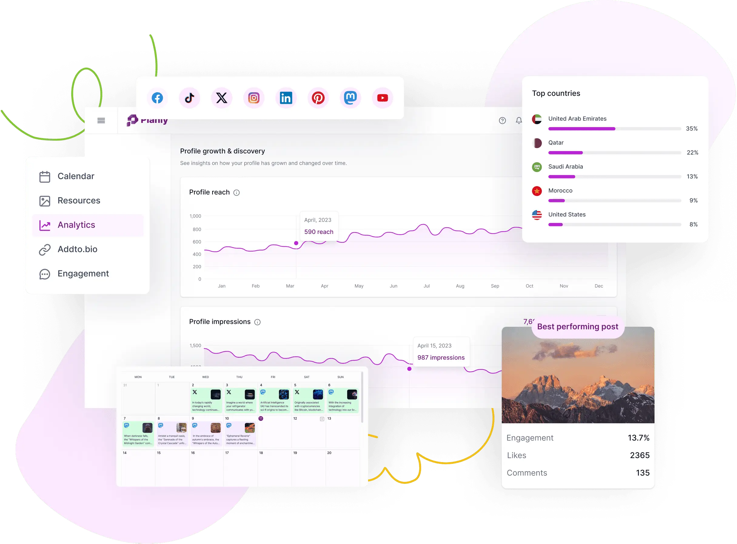 All-in-one social media management tool